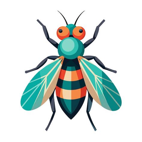 Premium Vector Fly Vector Art Illustration 10