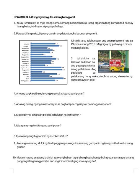 I PANUTO ISULAT Angmgakasagutan StudyX