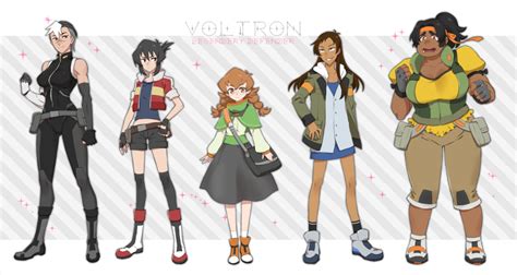 Takashi Shirogane Keith Pidge Gunderson Lance And Hunk Voltron And 1 More Drawn By Ponzu