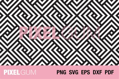 Abstract Geometric Interwoven Pattern Graphic By Pixelgum · Creative Fabrica