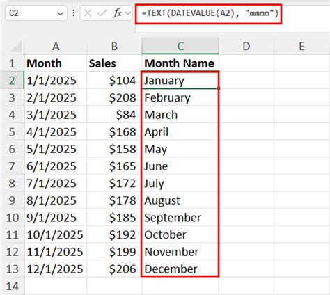 Ways To Convert Month Number To Name In Microsoft Excel How To Excel