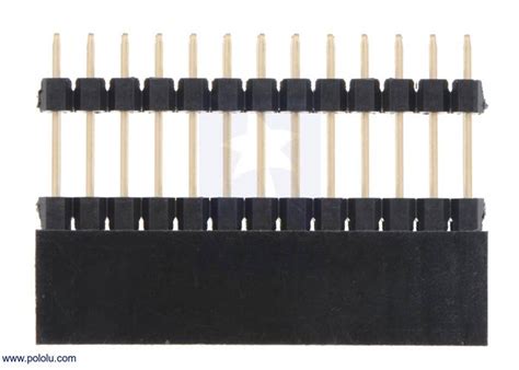 Stackable Female Header With Extra Spacer X Pin Straight