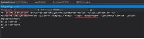 Resolved The Term Scaffold Dbcontext Is Not Recognized As The Name Of