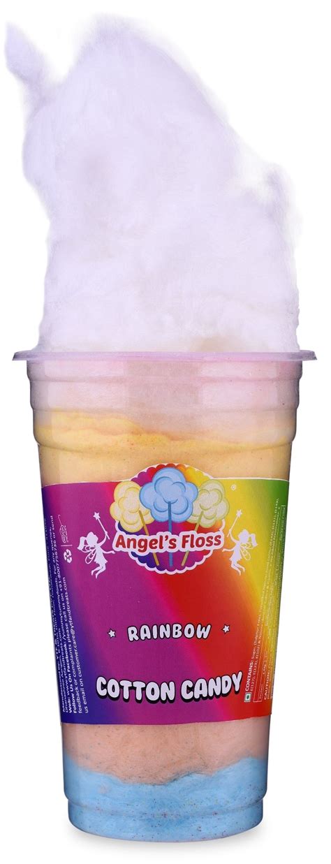 Round Angels Floss Rainbow Flavoured Cotton Candy Packaging Type