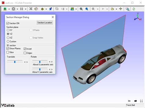 How To View Cut Sections In Vcollab Presenter — Vcollab Document