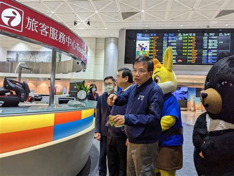 準備迎接觀光客 王國材視察桃園機場 臺北市 自由時報電子報