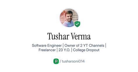 Tushar Verma • Peerlist