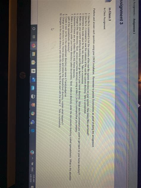 Solved Assignments Assignment Ssignment In Class In Chegg