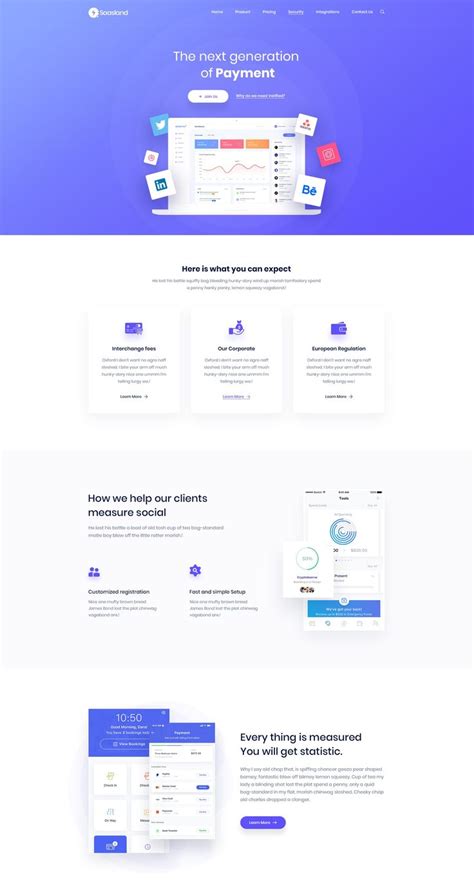 Saasland Multipurpose Wordpress Theme Website Design Wordpress Web App Design Web Design