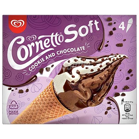 Cornetto Frigo Cono De Helado Sabor Galleta Con Trocitos De Galleta Al