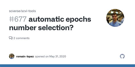 Automatic Epochs Number Selection Issue 677 Scverse Scvi Tools