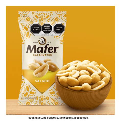 Sabritas Mafer Salted Peanuts 6 Oz El Sabor Market