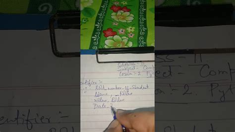 Class 11 Lesson 2 Fundamental Of Python Youtube