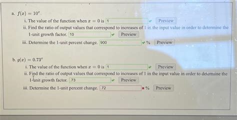 Solved a f x ² i The value of the function when x Chegg com
