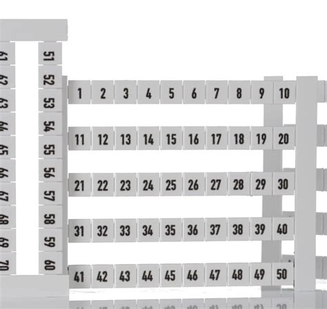 9520500000 Weidmüller Weidmuller W Series Marker Kit For Use With Din Rail Terminal 197 9581