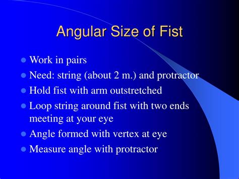 Ppt Measuring Size In Astronomy Powerpoint Presentation Free