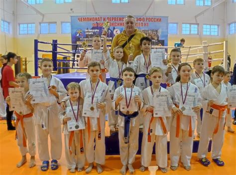 Калининградское региональное отделение ОФСОО Союз Киокушин Каратэ России заваявало 5 первых