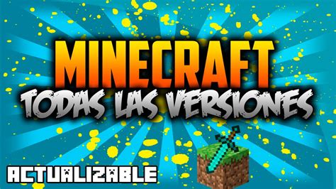 Descargar E Instalar Minecraft Todas Las Versiones No Premium Youtube