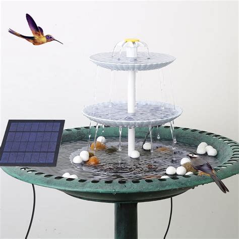 Solar Water Pump For Fountains 25w Solar Energy Bird Bath Fountain