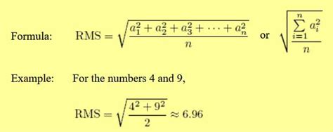 Root Mean Square Formula TRUNG TÂM GIA SƯ TÂM TÀI ĐỨC HOTLINE 091