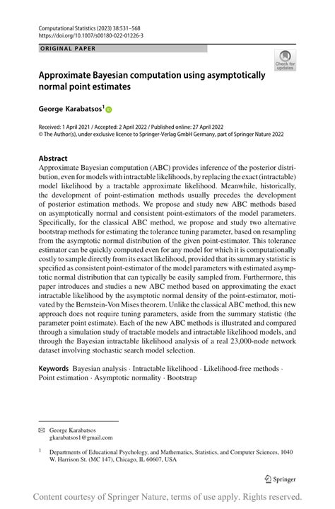 Approximate Bayesian Computation Using Asymptotically Normal Point