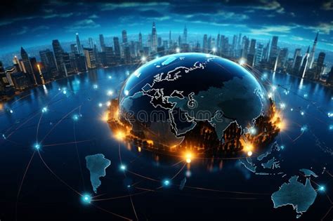 Business Connectivity Global Network Connection Concept With