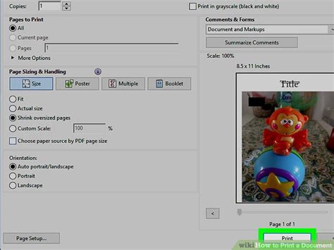 How To Print A Document With Pictures WikiHow