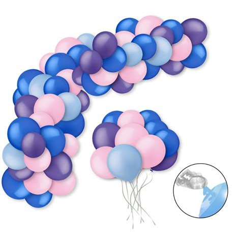 Kit Balão Bexiga Stitch Balão Bexiga Azul E Rosa Bexiga Decoração Festa Stitch Fácil De Montar