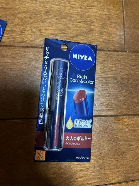 【新品 未使用】ニベア リッチケア＆カラーリップ メルカリ
