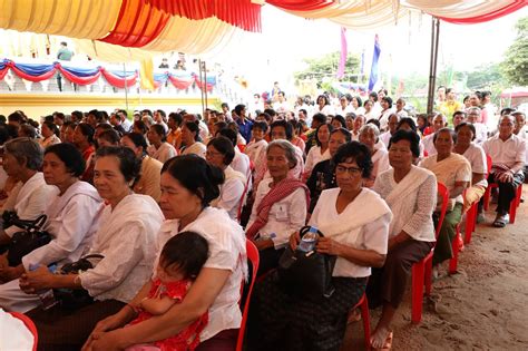 សម្តេចកិត្ដិសង្គហបណ្ឌិត ម៉ែន សំអន អញ្ជេីញជាអធិបតីក្នុងពិធីបញ្ចុះខណ្ឌសីមា