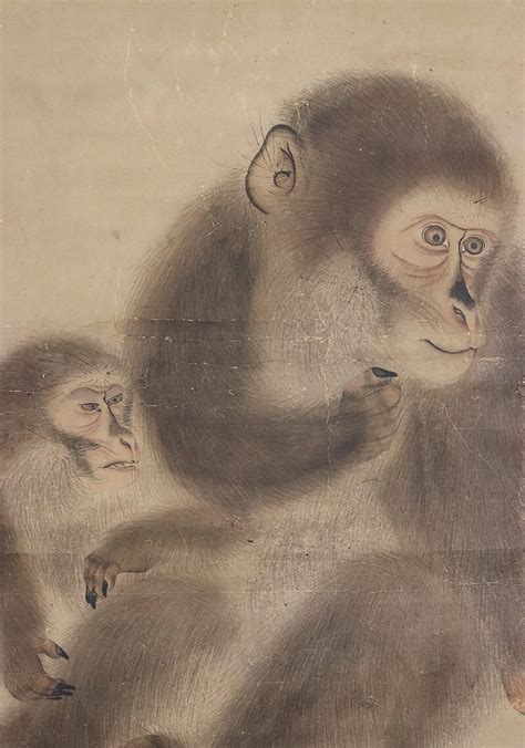 Yahooオークション 10738 【真作】森狙仙 猿図 森派の祖 森祖仙 江