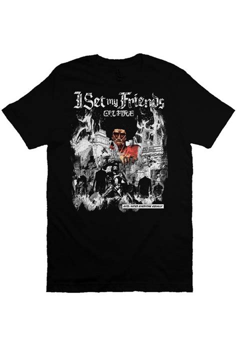 Attack On Puff Titan ® Evil Hates Everyone Equally Ismfof Shirt Se