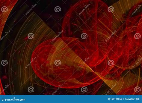 Abstract Vibrant Swirl Texture Modern Magic Motion Decoration Fractal Fantasy Illustration