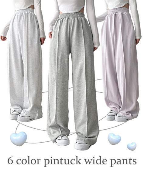 특가할인 숏and롱데일리 허리쏙 3단 하이웨스트 핀턱 와이드팬츠 개미허리 허리잘록 트레이닝 팬츠 사계절 봄가을 키작녀 키큰녀 에이블리