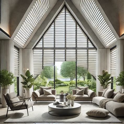 How To Choose Window Coverings For Triangle Windows