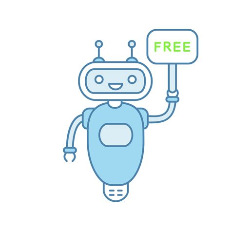 Chatbot With Free In Speech Bubble Color Icon Free Customer Support