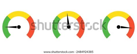 Feedback Emoji Slider Emoticon Satisfaction Meter Stock Vector Royalty