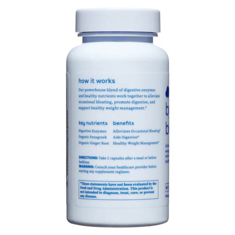 Love Wellness Bye Bye Bloat Capsules 60ct Health Fast Delivery By App
