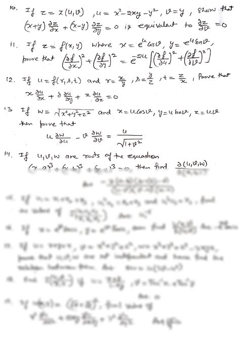 SOLUTION Assignment Maths Euler S Theorem Jacobians Composite