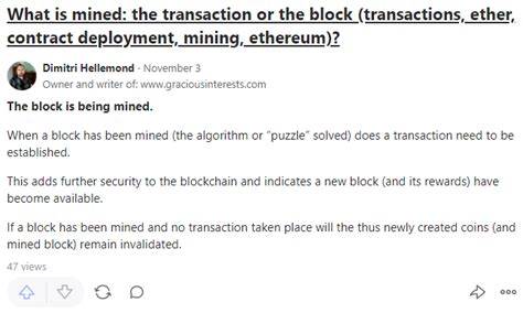 what is mined the transaction or the gracious interests