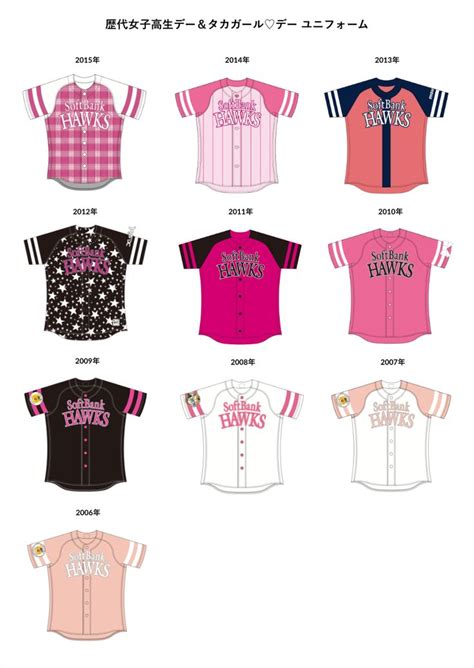 タカガールユニフォーム 福岡ソフトバンクホークス ユニフォーム 服 衣類