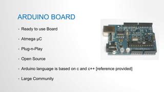 Micro Controllers Lab Intro To Arduino Pptx