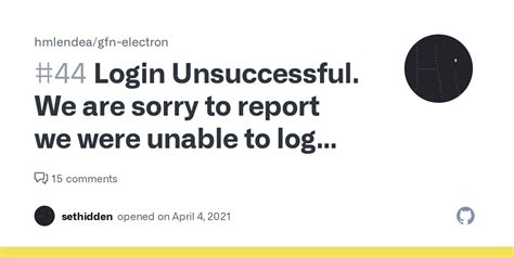 Login Unsuccessful We Are Sorry To Report We Were Unable To Log You Into GeForce NOW Issue
