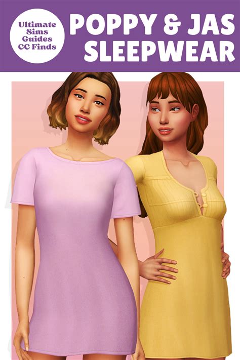 These Are The Cutest Sims CC Pajamas Out There Ultimate Sims Guides