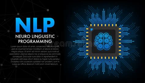 NLP Neuro Linguistic Programming Medical Concept Vector Stock