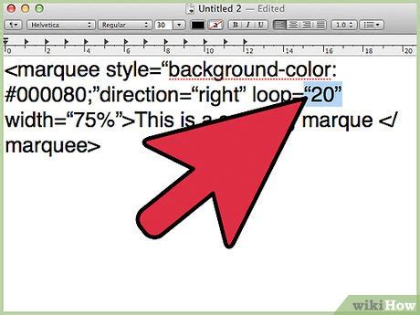 How To Make A Scrolling Marquee In HTML With Pictures WikiHow