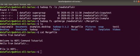 Frequently Used Hadoop HDFS Commands With Examples Usage DataFlair