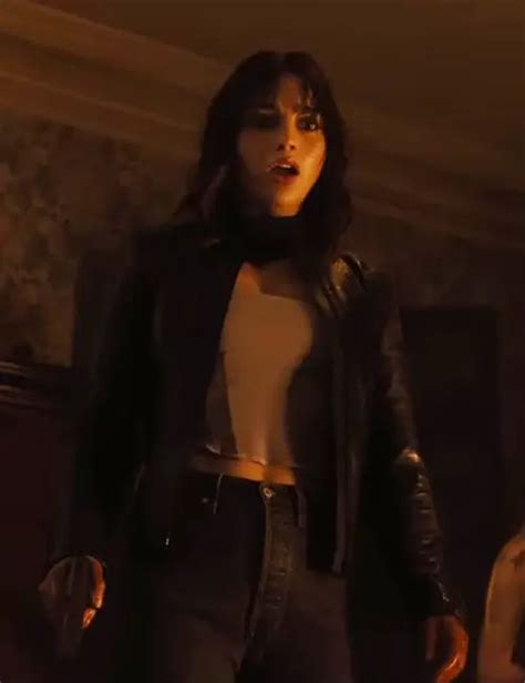 Joey Abigail 2024 Black Leather Jacket