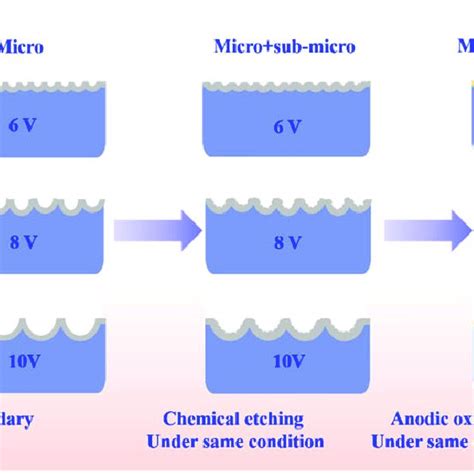 Schematic Diagram Of Preparation Process Of Ordered Micro Submicro Nano