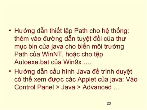 Gioi Thieu Ve Java Ppt